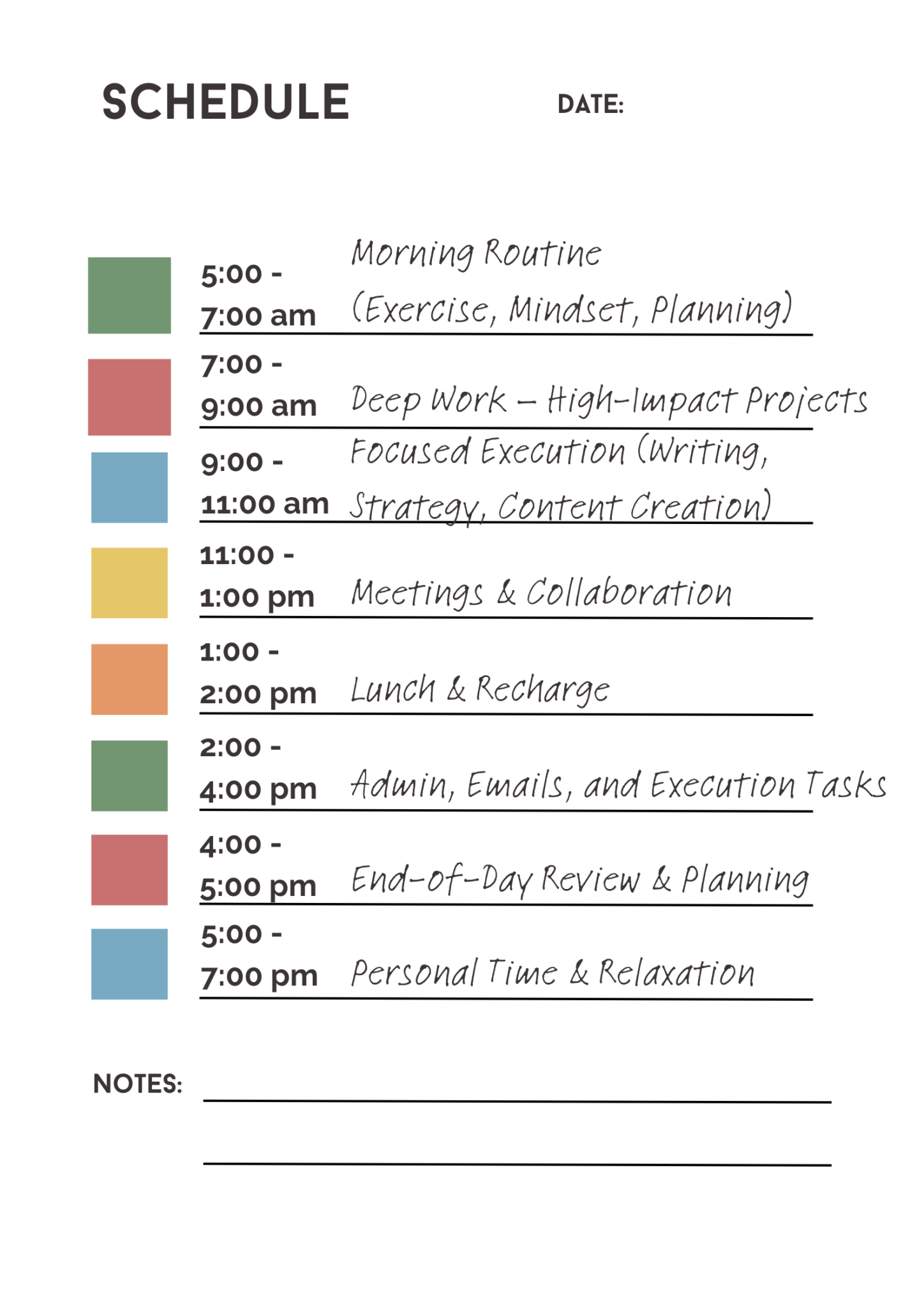 The 'CEO Schedule' – How to Structure Your Day Like a High-Performer ...